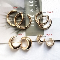 C Round Earrings PW911 - Other Jewelry - PromiseIn