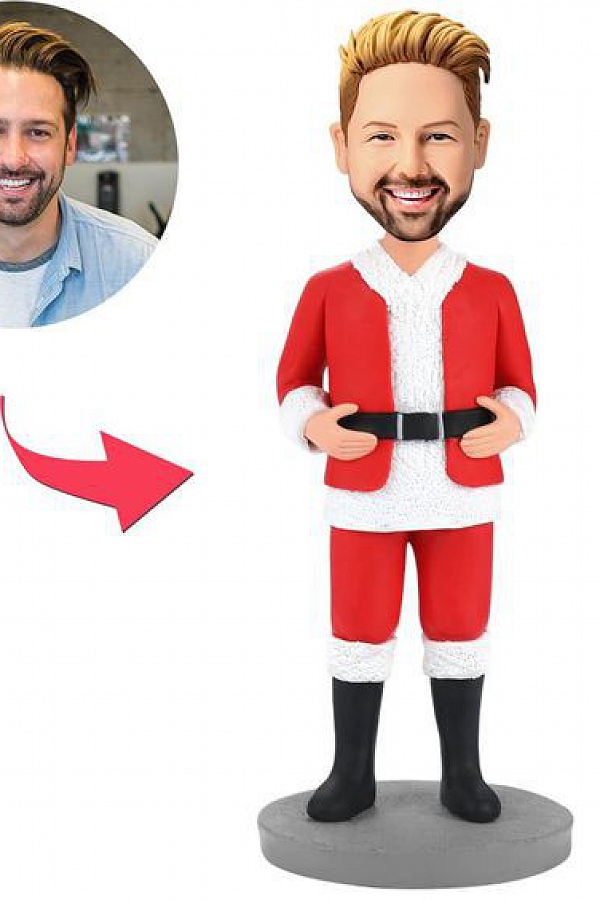 Santa Claus Custom Bobblehead PW309 - Personalized Gift - PromiseIn
