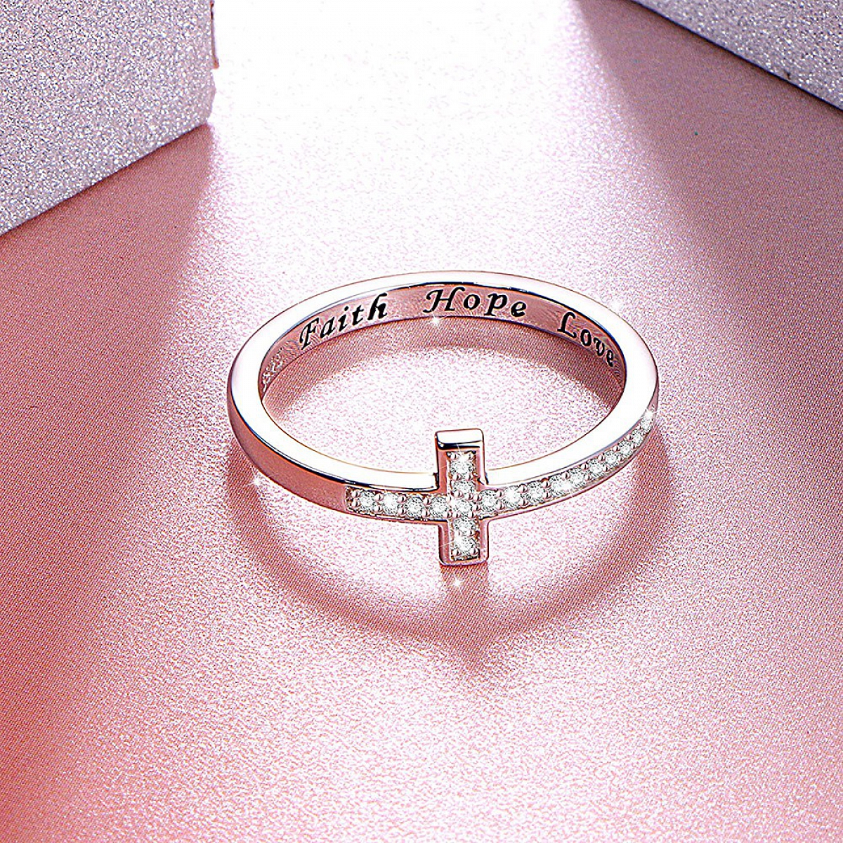 Inspirational Faith Hope Ring PWB299 - Ring - PromiseIn