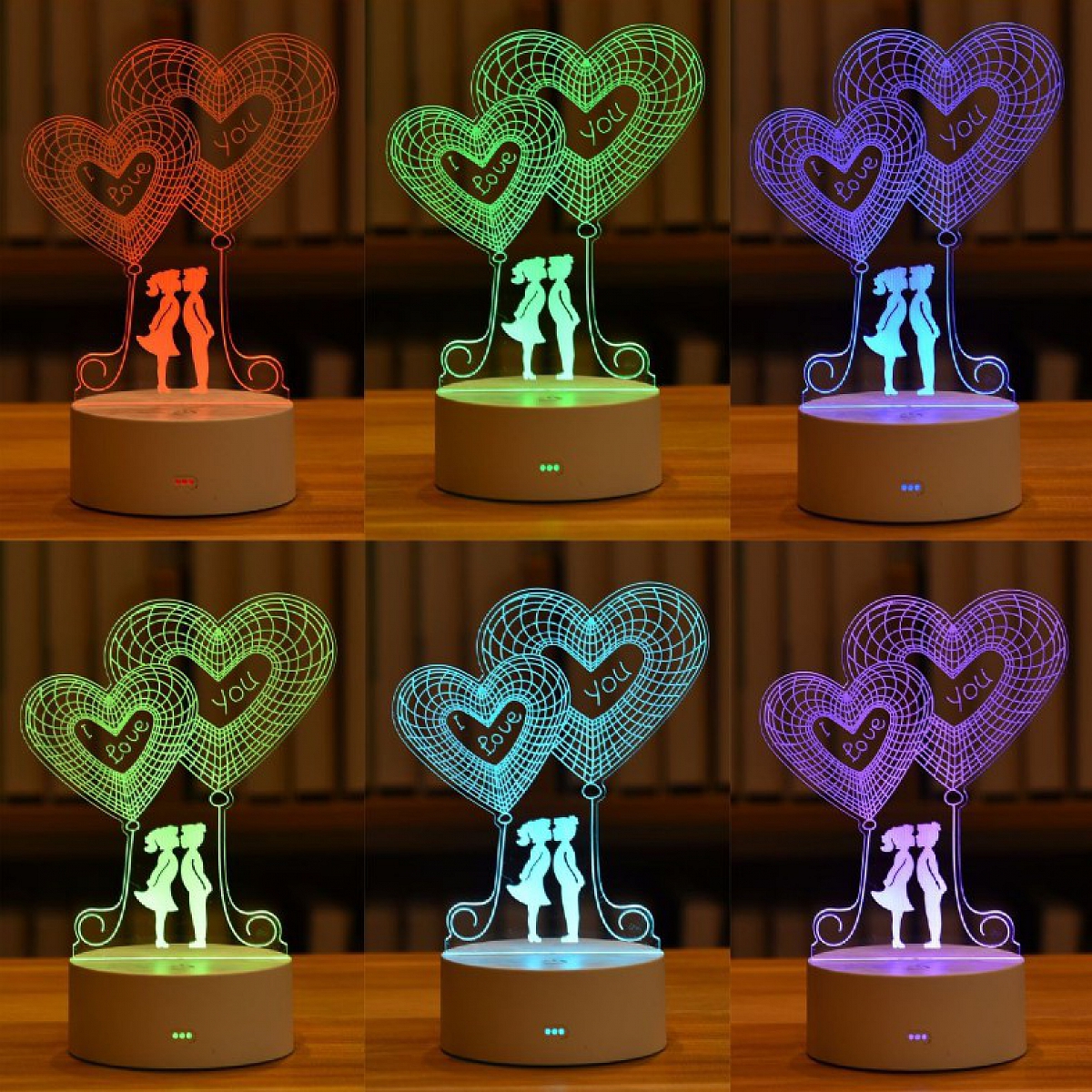 Customized 3D Guitar Illusion Lamp Gift PW558 - Personalized Gift ...