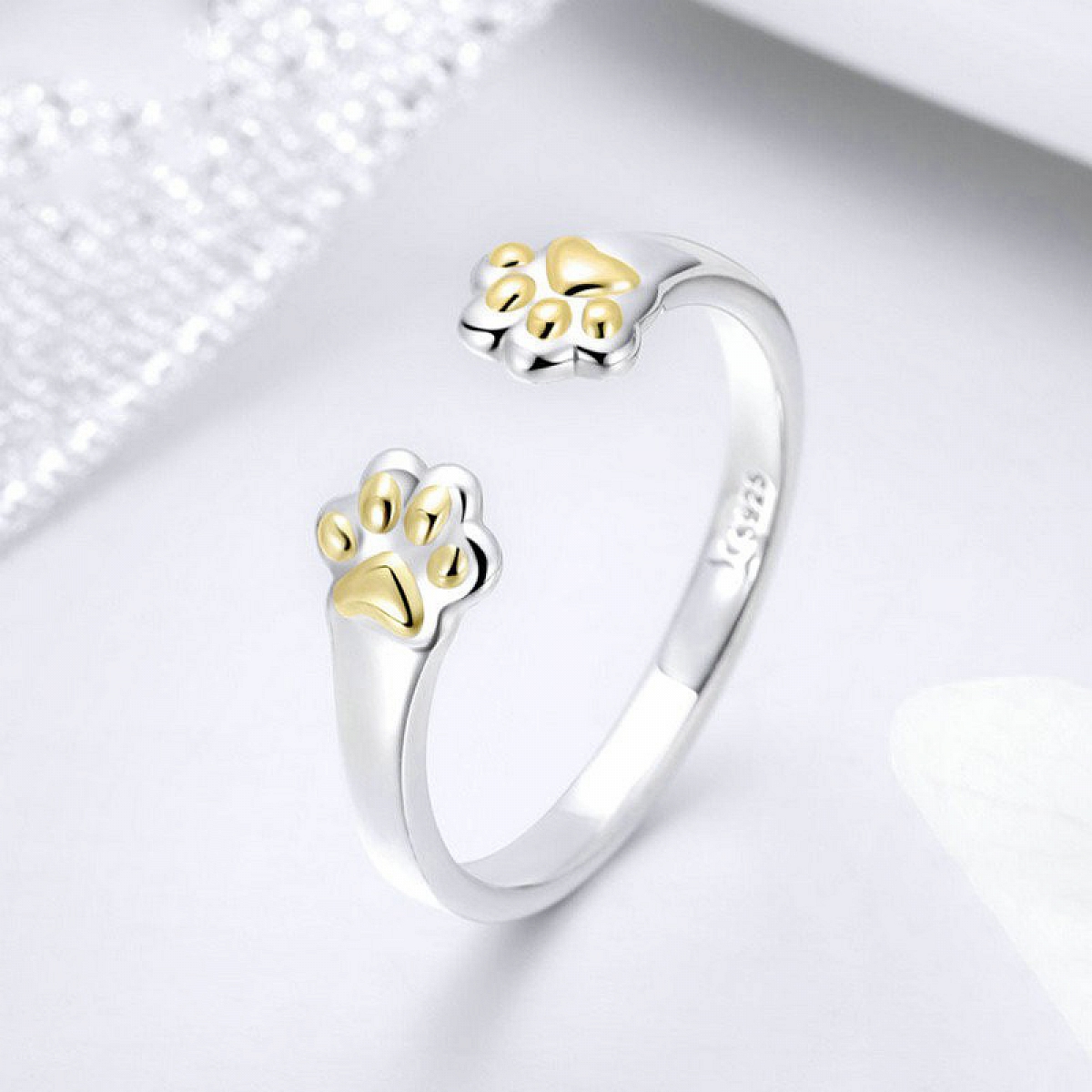 Paw Print Ring PWB327 - Ring - PromiseIn