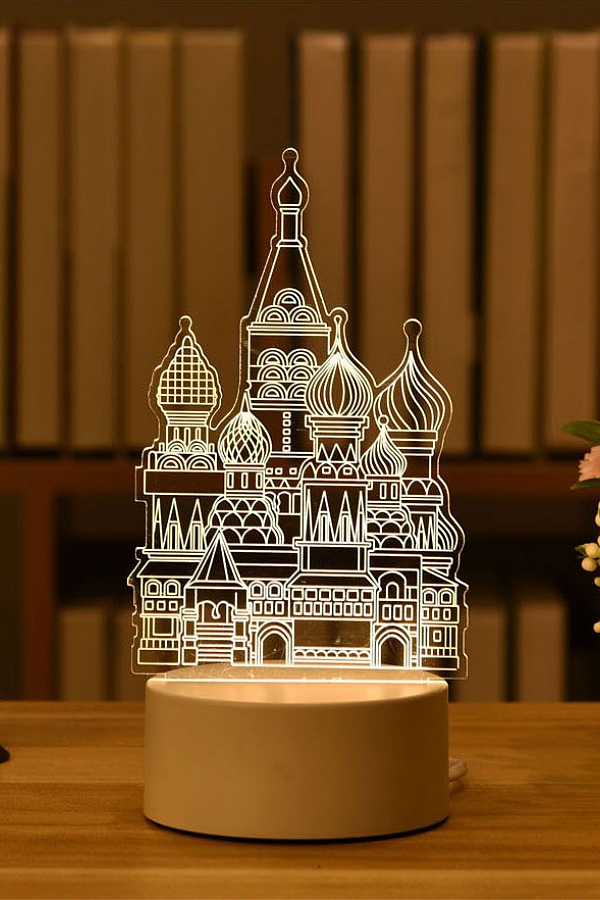 Customized 3D Castle Illusion Lamp Gift PW552 - Personalized Gift ...