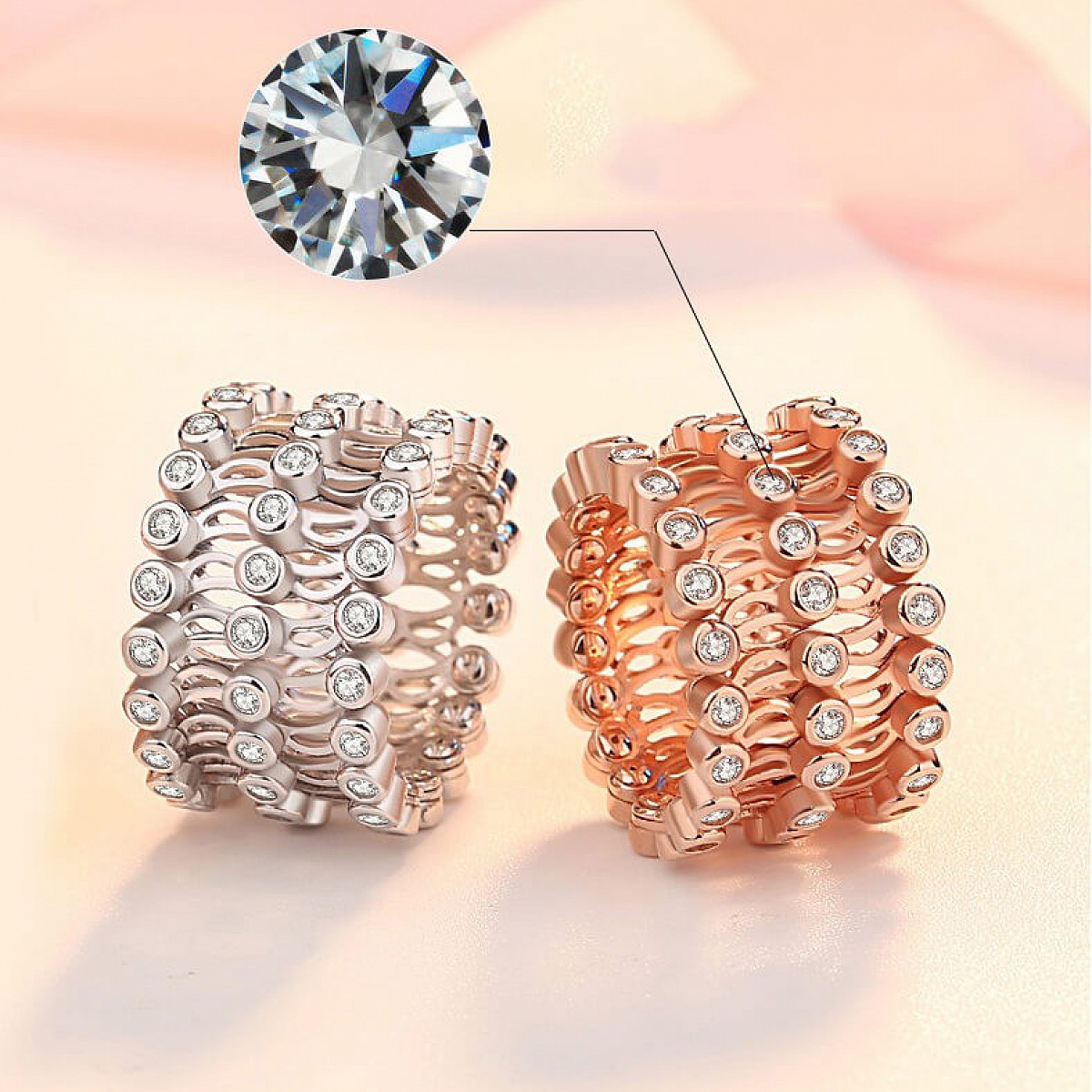 Ring & Bracelet Set PWB259 - Ring - PromiseIn