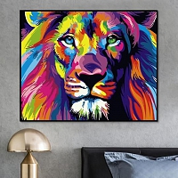 Lion Paint By Numbers Kits PW097 - Personalized Gift - PromiseIn