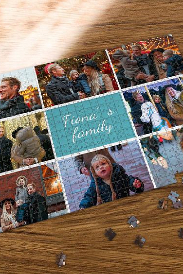 Custom Collage Photo Puzzle Jigsaw PW231 - Personalized Gift - PromiseIn