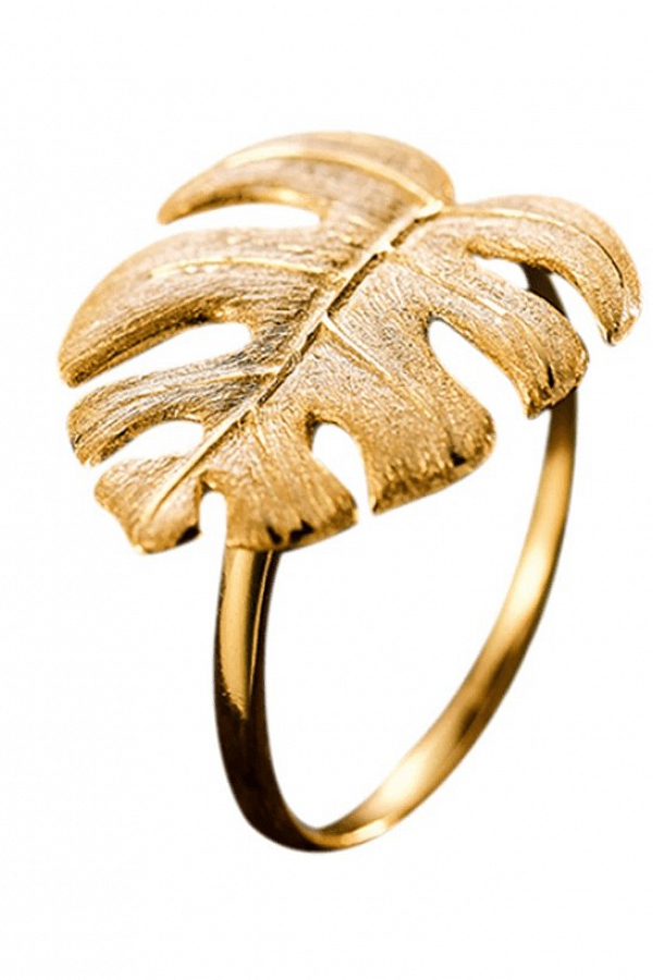 Monstera Leaf Ring PWB247 - Ring - PromiseIn