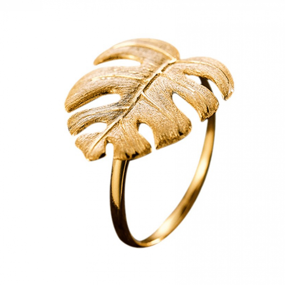 Monstera Leaf Ring PWB247 - Ring - PromiseIn